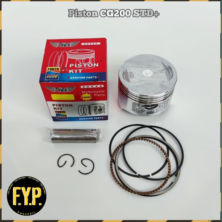 Piston Kit Set Standar Standard 200cc Motor Viar Karya Kaisar Jialing ...
