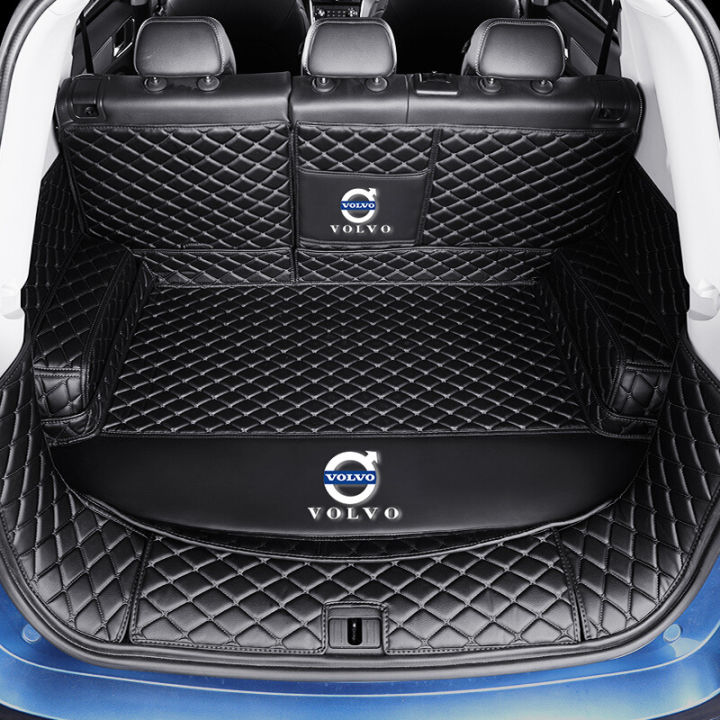 2020รุ่น VOLVO XC60 S90 XC40 S60L XC90 V60รองพื้นกระโปรงท้ายรถล้อมรอบไปด้วยเบาะกระโปรงท้ายรถ ...
