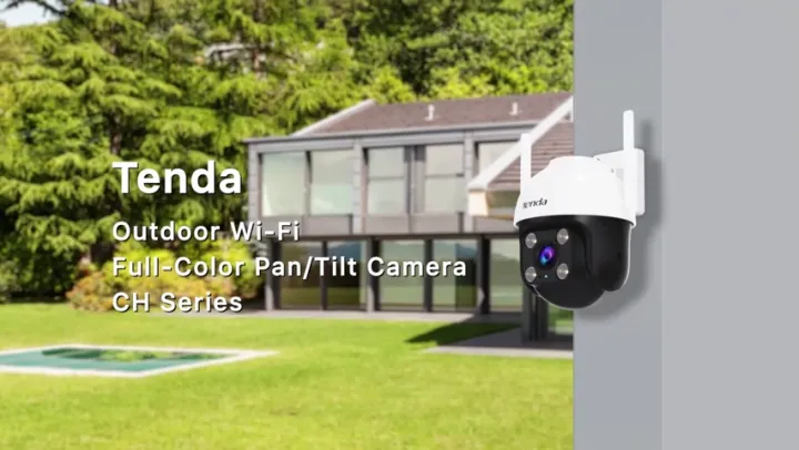 Tenda CH3 v2 Outdoor Smart AI Full Color 3MP Security Wifi 6 Camera ...