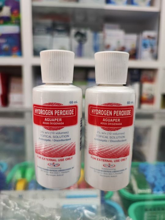 Agua Oxigenada, Hydrogen Peroxide 60 ml - Medical Use | Lazada PH
