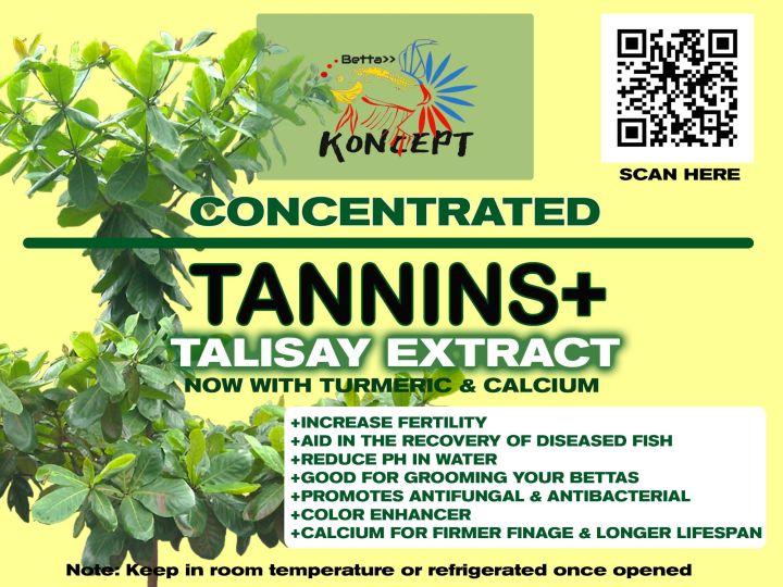 Talisay extract (Tannins plus) Betta grooming | Lazada PH