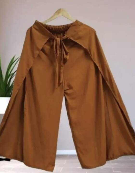 Overlap with slit Square Pants fits small to Large | Lazada PH