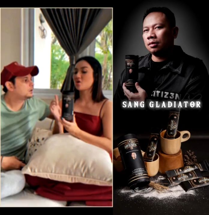 Kopi Sang Gladiator | Kopi Stamina by Vicky Prasetyo | 1 Pack isi 6 ...