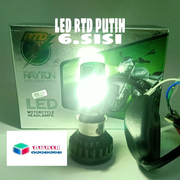 LED RTD (putih 6 sisi) AC DC PRODUK ONLY MOTOR SPORT | Lazada Indonesia