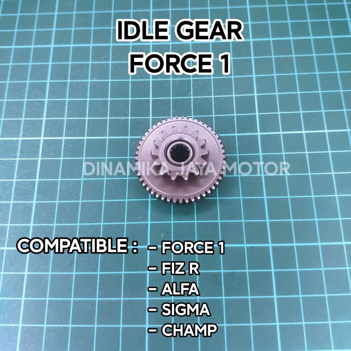 GIGI STATER KECIL IDLE GEAR YAMAHA FORCE ONE 1 FIZ R ALFA SIGMA CHAMP ...