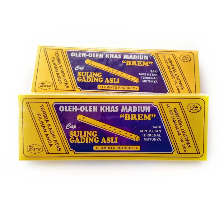 BREM OLEH OLEH KHAS MADIUN ISI 3 CAP SULING GADING | Lazada Indonesia