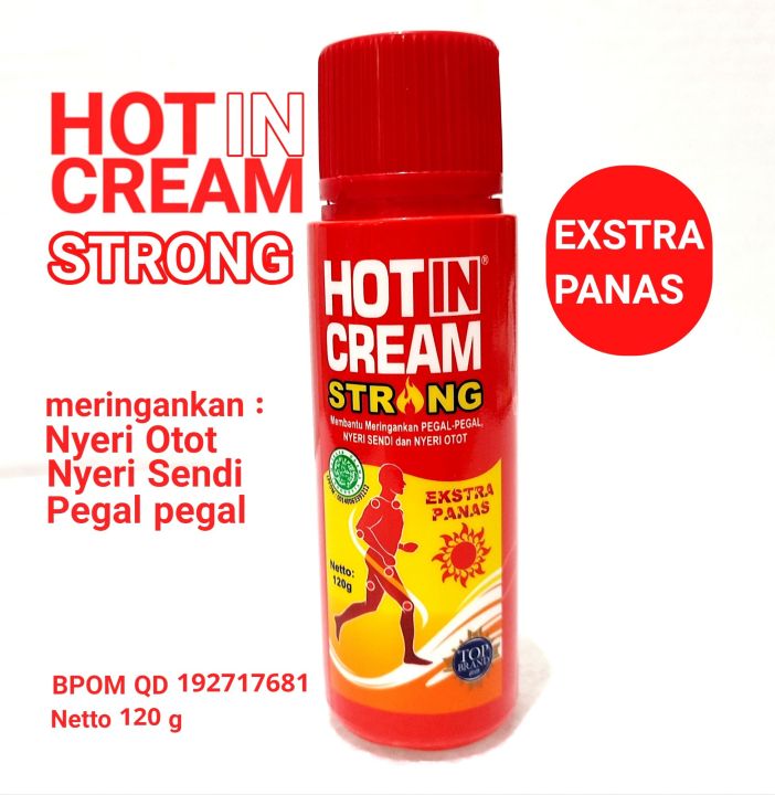 HOT in CREAM EXSTRA HOT INCREAM MERAH BOTOL 120 g BESAR | Lazada Indonesia