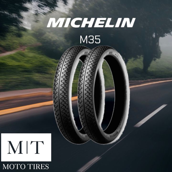 MICHELIN ยางมิชลิน M35 ยางมาตรฐานสำหรับมอเตอร์ไซค์ Michelin M35 ...