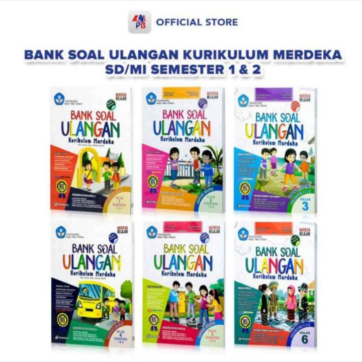 BUKU PINTAR BANK SOAL ULANGAN KURIKULUM MERDEKA UNTUK SD/MI | Lazada Indonesia