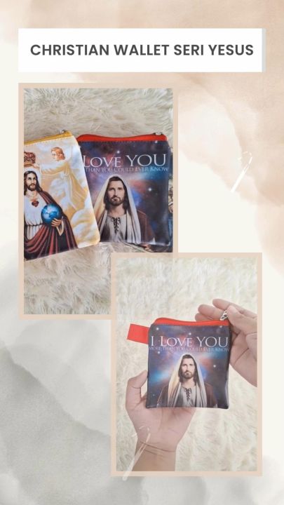 Christian Wallet Seri Yesus Kristus Jesus Christ Souvenir Kristen ...