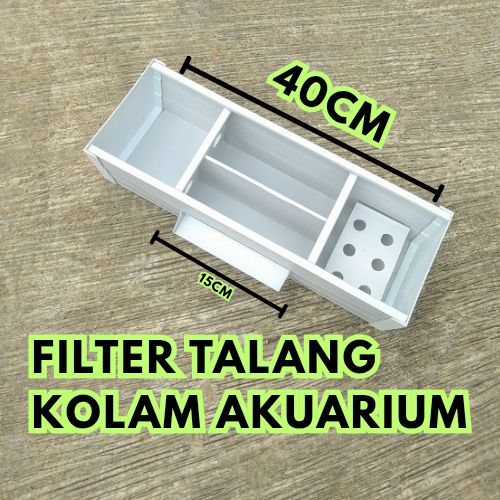 Filter Talang Air Terjun 40cm Double Cover Kolam Akuarium | Lazada ...