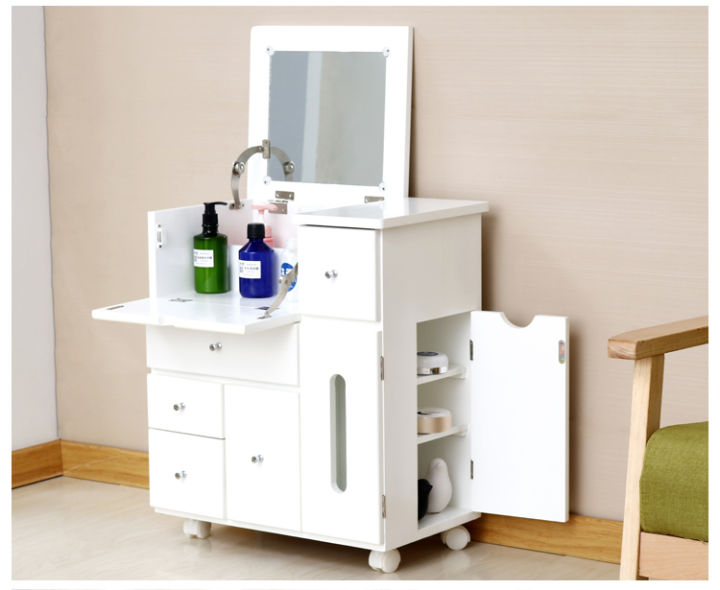 Bay Window Dressing Table Simple Modern Bedroom Dresser Small Bedside ...