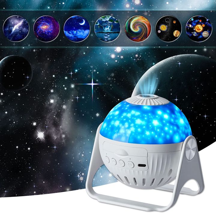 ท้องฟ้าจำลอง Galaxy Night Light โปรเจคเตอร์360 ° ปรับ Star Night Night ...