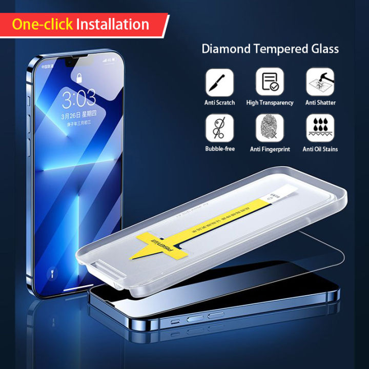 Screen Protector Compatible For iPhone 15 14 13 12 11 X XR XS Plus Pro Max iPhone15 i15 i14 i13 ...