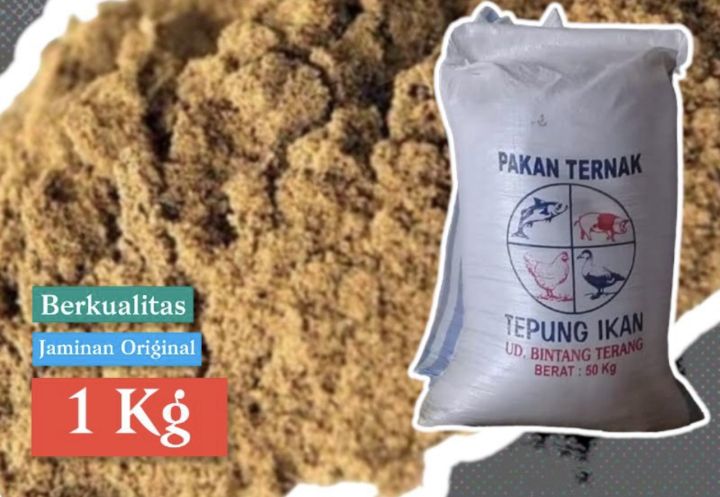 TEPUNG IKAN PROTEIN TINGGI 65 persen untuk Ayam Bebek 1 KG / Tepung Ikan 65 persen Asli / Tepung ...