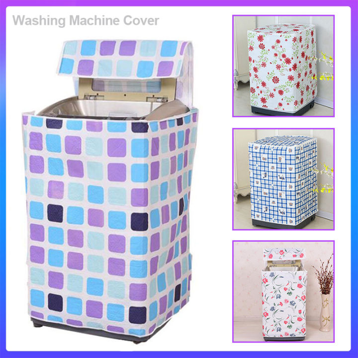 Washing Machine Cover Top Load Waterproof Sunscreen Dustproof Covers ...