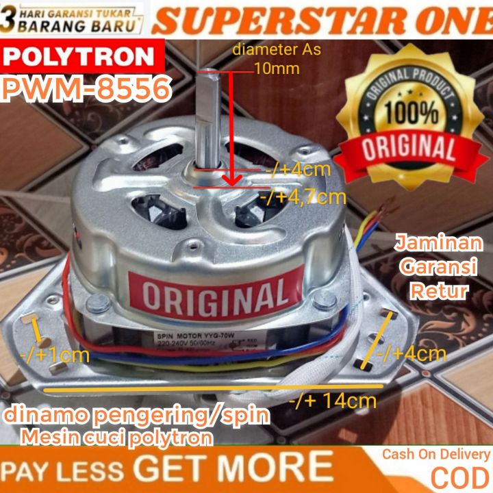 Dinamo pengering polytron pwm-8556 dinamo mesin cuci polytron | Lazada Indonesia