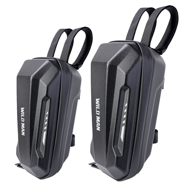 【NEW】 Cycling Front Bag EVA Hard Shell with Large Capacity for M365 PRO 2 KUGOO M4 Bike Gear ...