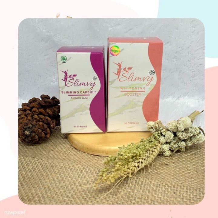 (VIRAL) SLIMVY PELANGSING DAN SLIMVY WHITENING NORMAL (hemat 20000 ...