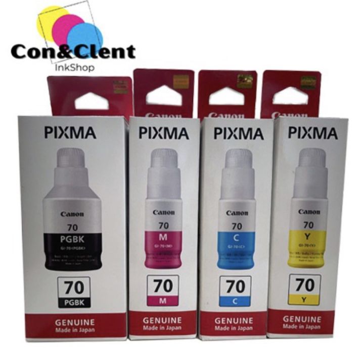 Genuine Canon ink 70 black or 70 colored | Lazada PH