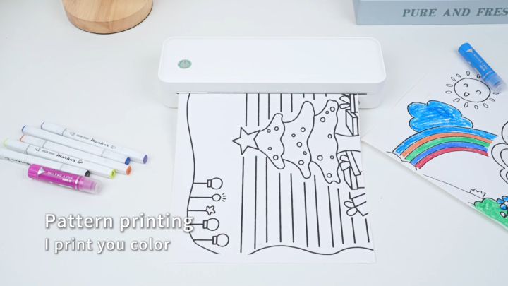 AiYin A4L Portable Thermal Printer,Support A4/Letter Size,Wireless Bluetooth Inkless Printer ...