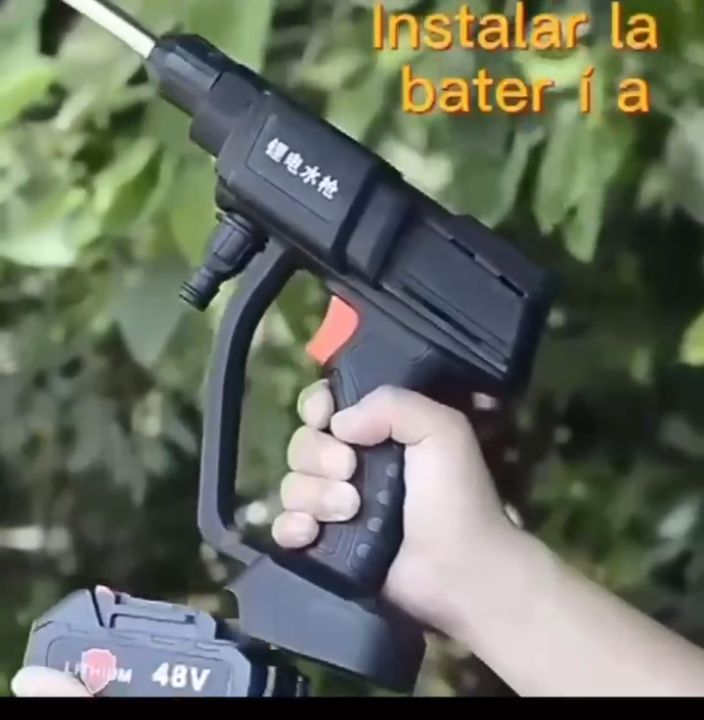 OVEN Pressure Washer 48V 2 batteries portable car machine set cordless ...