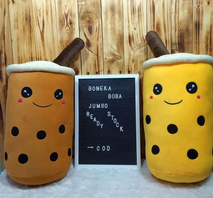 boneka boba viral boba xl ukuran 50 cm segalon harga murah | Lazada ...
