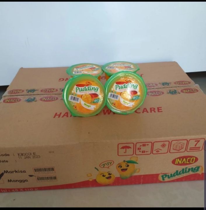 Inaco Pudding Mangga 120 Gram 1 Dus | Lazada Indonesia