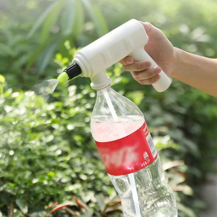 USB Rechargeable Electric Spray Bottle Watering Tool for Flower Plant Water Cans Garden Electric ...