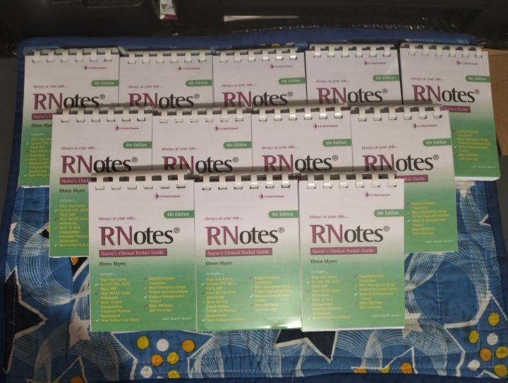 Pocket Nursing Notes (Rnotes 4th edition) | Lazada PH