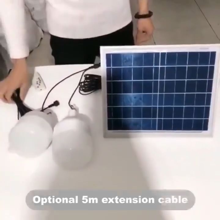 Portable LED Solar Light 3 Modes Adjustable USB Charging Emergency ...