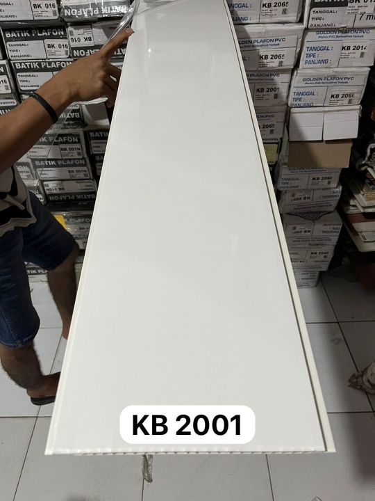 plafon pvc putih polos glossy | Lazada Indonesia