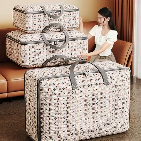 Quilt Storage Bag, Moving Packing Bag, Cotton Quilt Special Bag ...