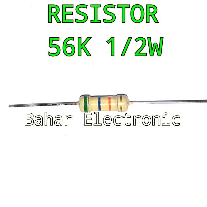 Resistor 56K 1/2W per 4 biji | Lazada Indonesia