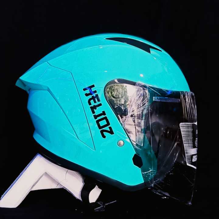 HELM HALF FACE DEWASA SRZ HELIOZ SOLID SNI ORIGINAL TERMURAH | Lazada ...