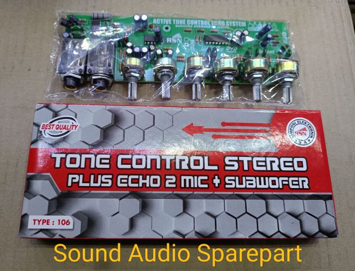 KIT TONE CONTROL STEREO MIC ECHO SUBWOOFER KARAOKE | Lazada Indonesia