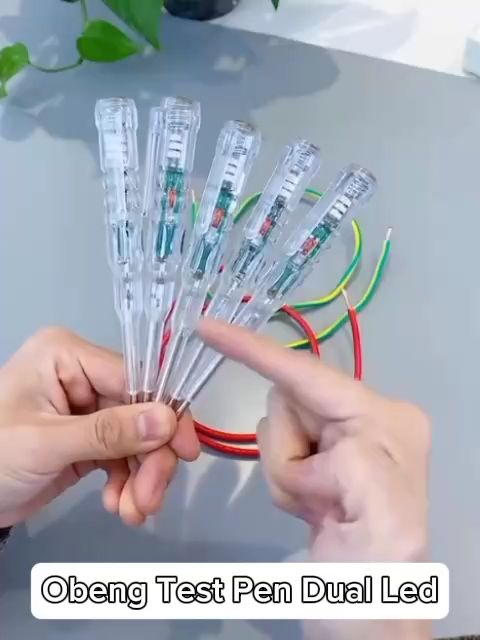 Obeng Tester 2in1 Indicator Dual LED - Tespen Minus Alat Pendeteksi ...