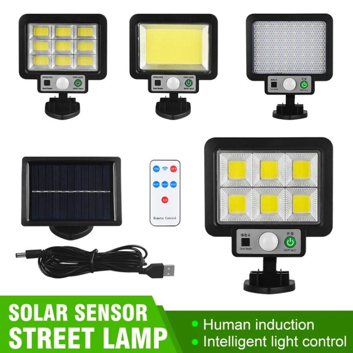 lampu jalan PJU led COB SMD solar cell tenaga surya waterproof otomatis nyala malam hari sensor ...