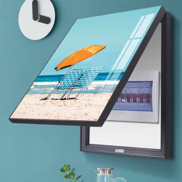 Scandinavian Electric Meter Box Hanging Painting Vertical Version Box ...