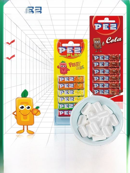 Pez Gift Box Fruit Flavored Candy Snacks 51g Traditional Hungarian ...