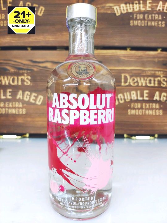 Absolut Vodka Raspberry 750ml 💯 Original Ready Stock | Lazada