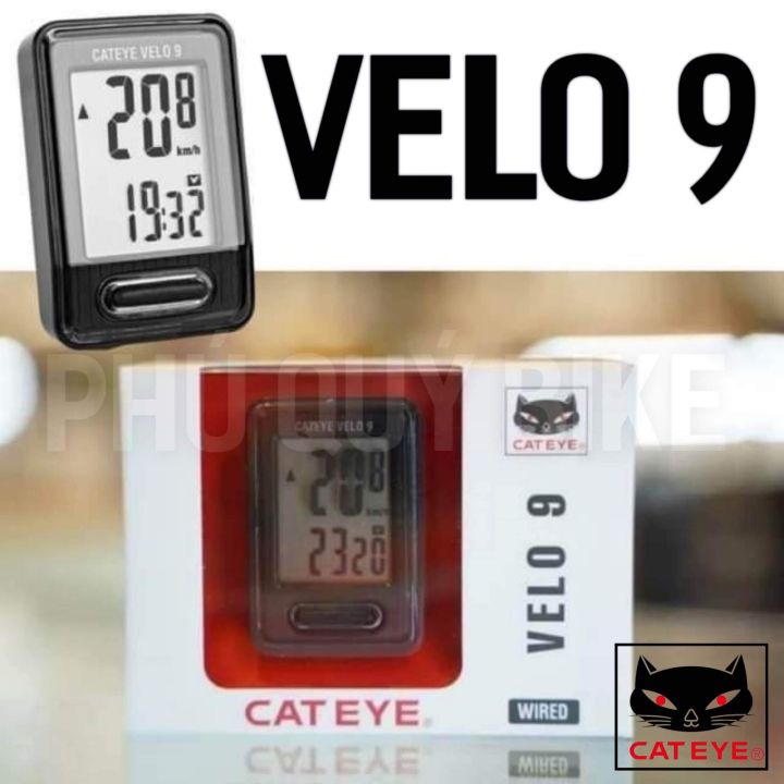 ĐỒNG HỒ TỐC ĐỘ CÓ DÂY CATEYE VELO 9 | Lazada.vn