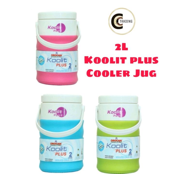Orocan Koolit Plus 2L / Insulated Water Jug with FREE CUPS | Lazada PH