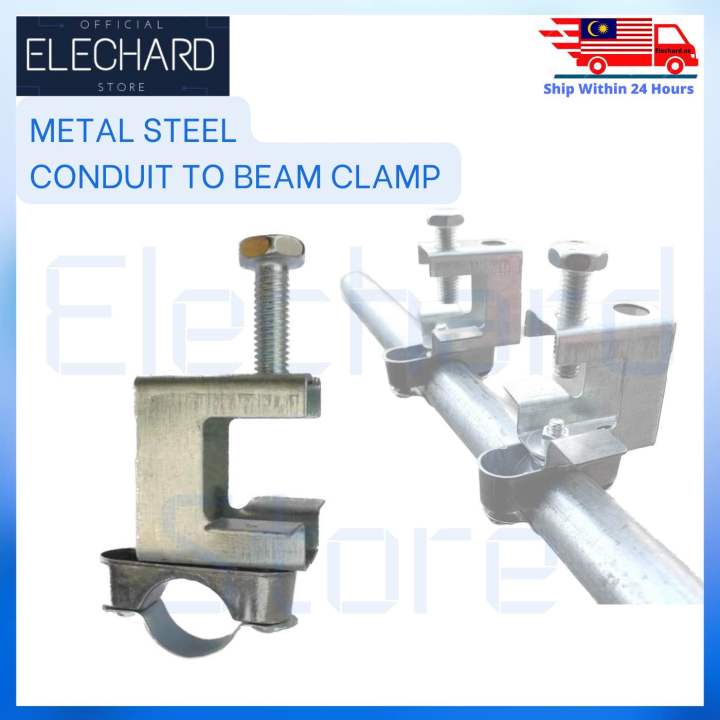 Metal Steel Conduit To Beam Clamp 20mm 25mm 32mm | Lazada
