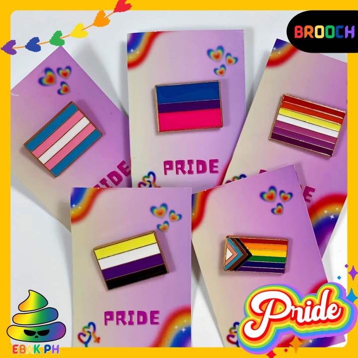 Bisexual / Transgender / Lesbian / Asexual Pride Enamel Brooch | Lazada PH
