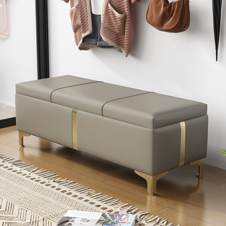 【SG Local Seller】 Long Storage Bench Clothing Store Shoe Changing Stool ...