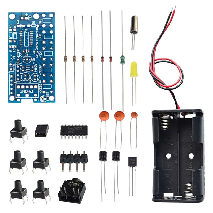 [Momodining]DIY Electronic Kits PCB Wireless Stereo FM Radio Receiver Module DIY Radio Receiver ...