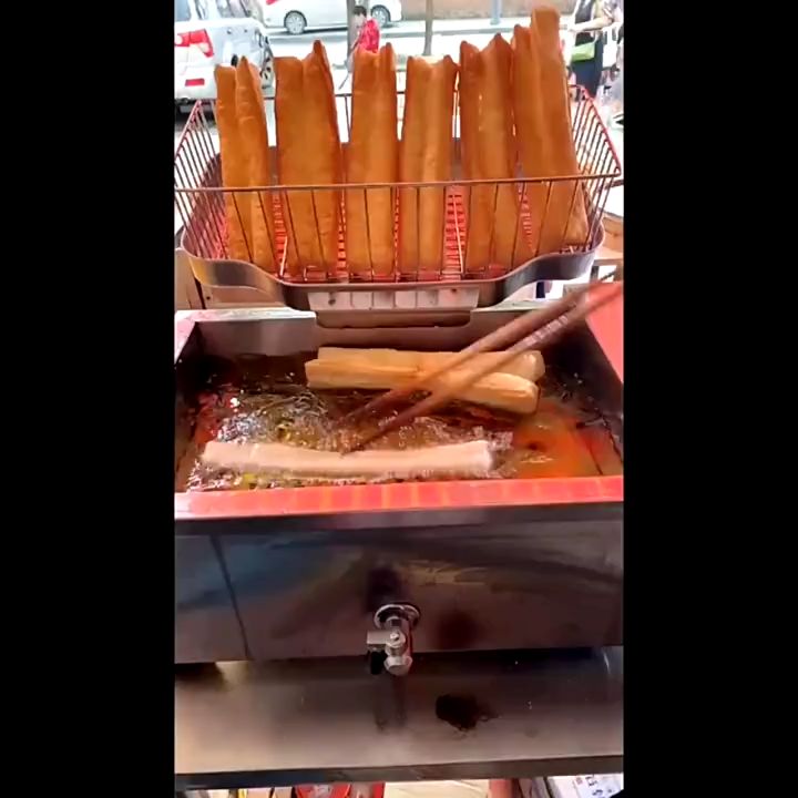 Deep-fried dough sticks fryer Commercial large capacity electric fryer ...