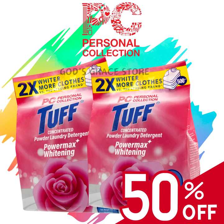 Personal Collection Tuff Powermax Whitening Powdered Laundry Detergent ...