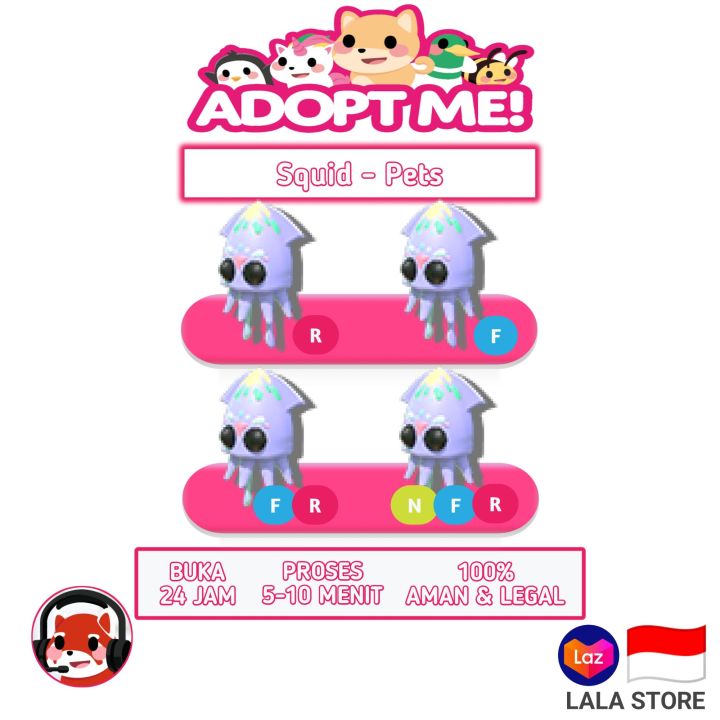 Adopt Me - Squid - Roblox | Lazada Indonesia